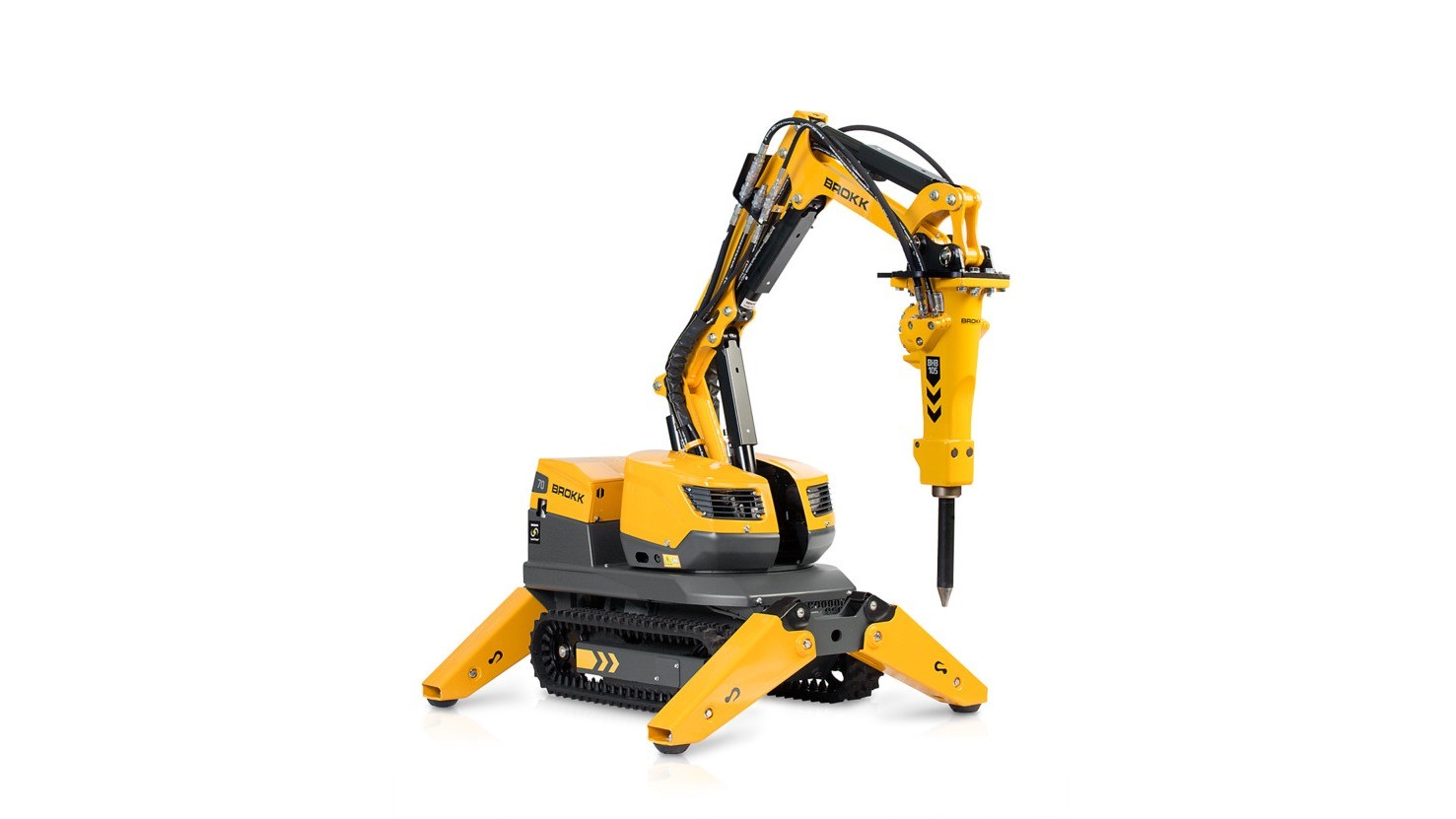Brokk 70 är en kompakt och kraftfull radiostyrd rivningsmaskin. Med en ...