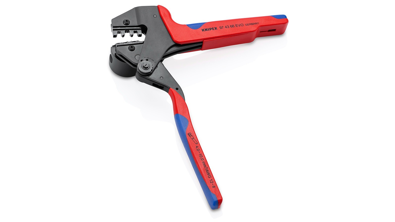 KNIPEX press-systemtång för MC4 EVO 2 solpanelskontaktdon. – Elmässan Sthlm