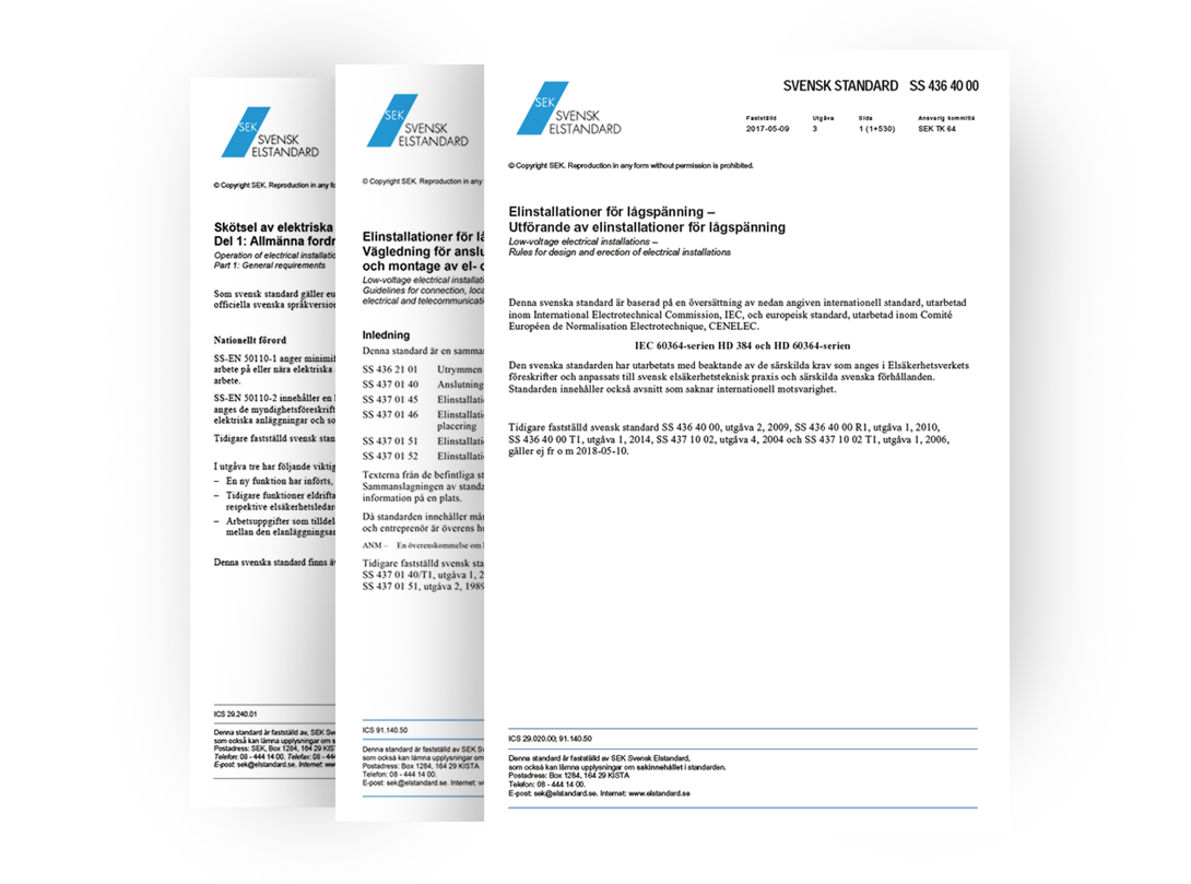 Electrical Standards – Elmässan Sthlm