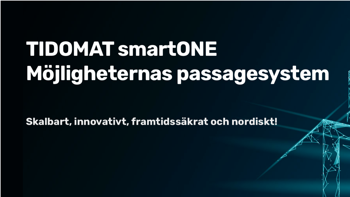 TIDOMAT smartONE – FastighetsMässan Stockholm
