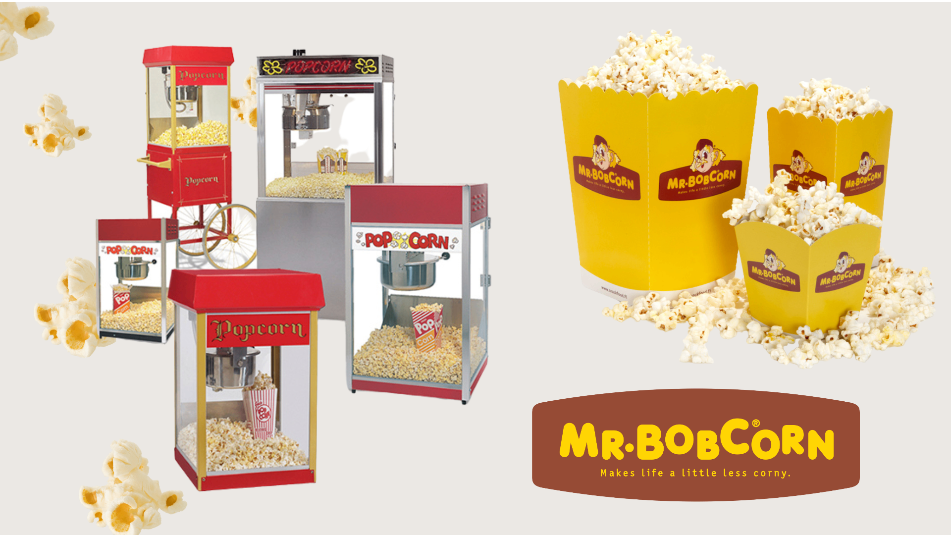 Popcorn machines and supplies – Fastfood & Ravintola Helsinki