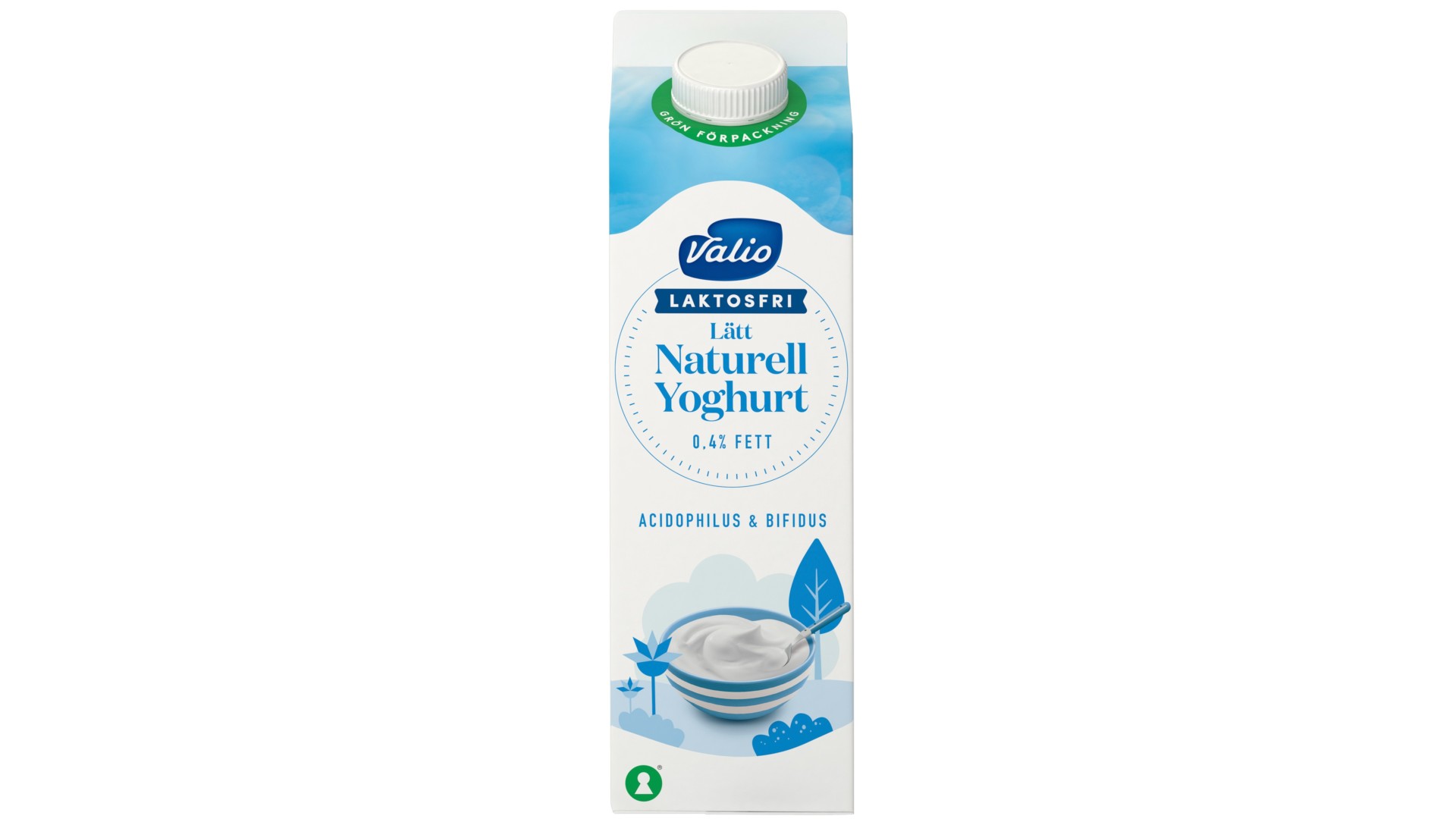 Valio Laktosfri Yoghurt Naturell 0,4%, 1000g - Fastfood & Restaurang ...