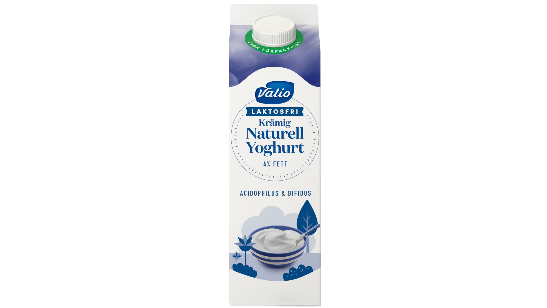 Valio Laktosfri Yoghurt Naturell 4%, 1000g - Fastfood & Restaurang ...
