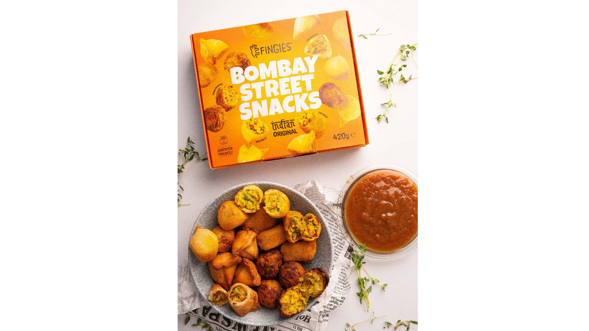 Bombay street snacks m. dip - Fastfood & Restaurang Stockholm