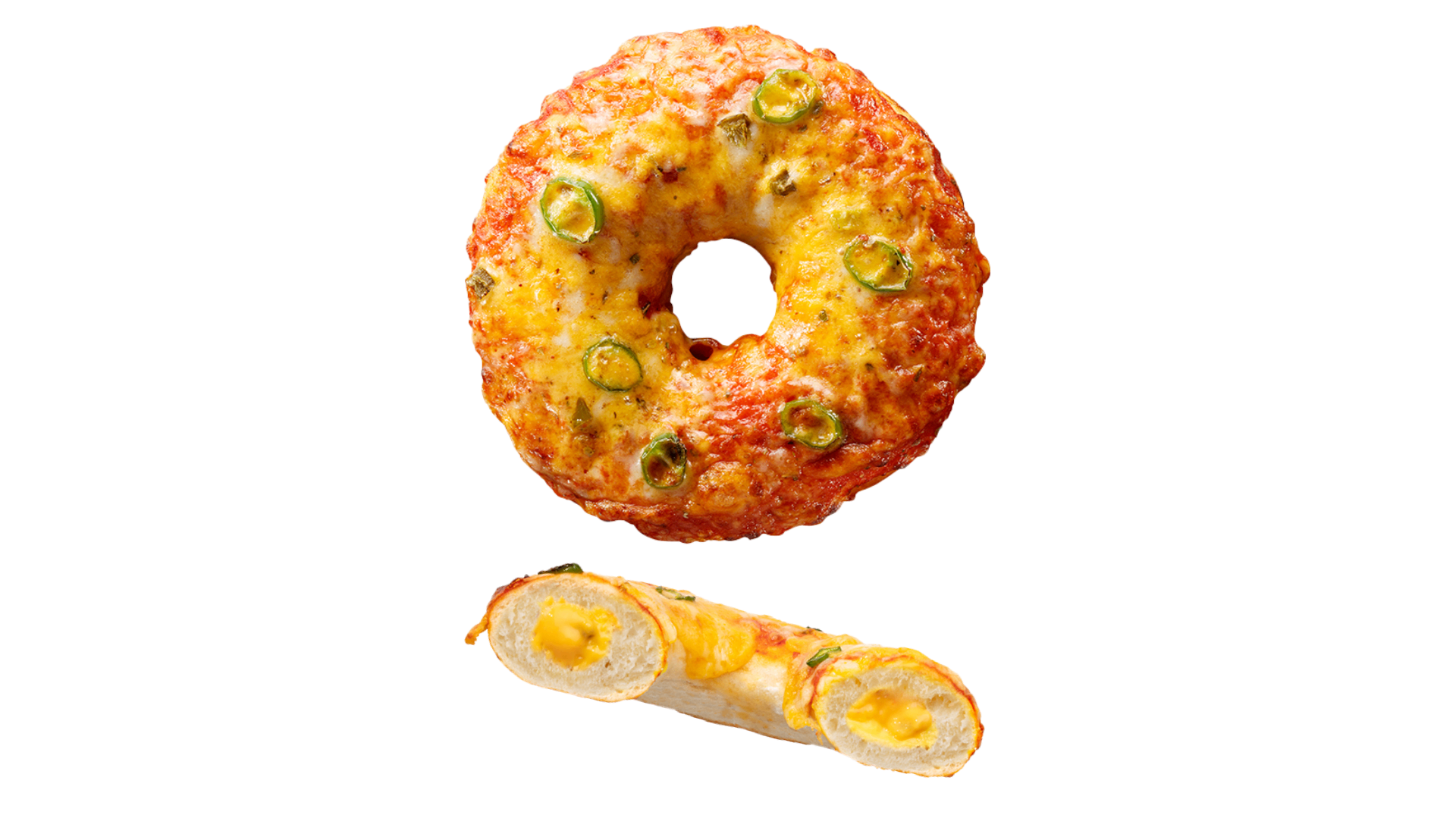 Pizza Donut Jalapeño Cheddar - Fastfood & Restaurang Stockholm
