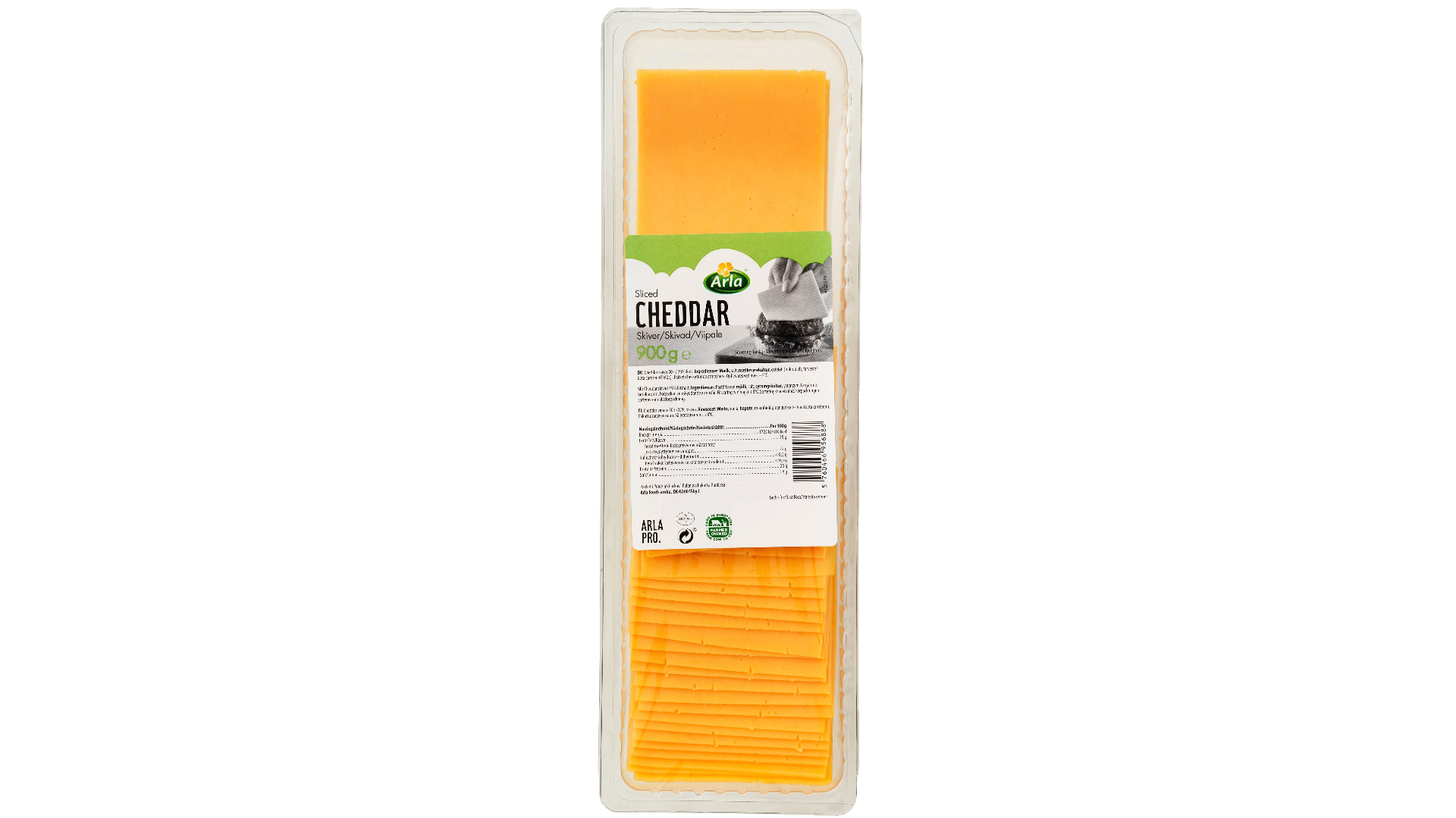 Arla Pro Cheddar sliced cheese - Fastfood & Restaurang Stockholm