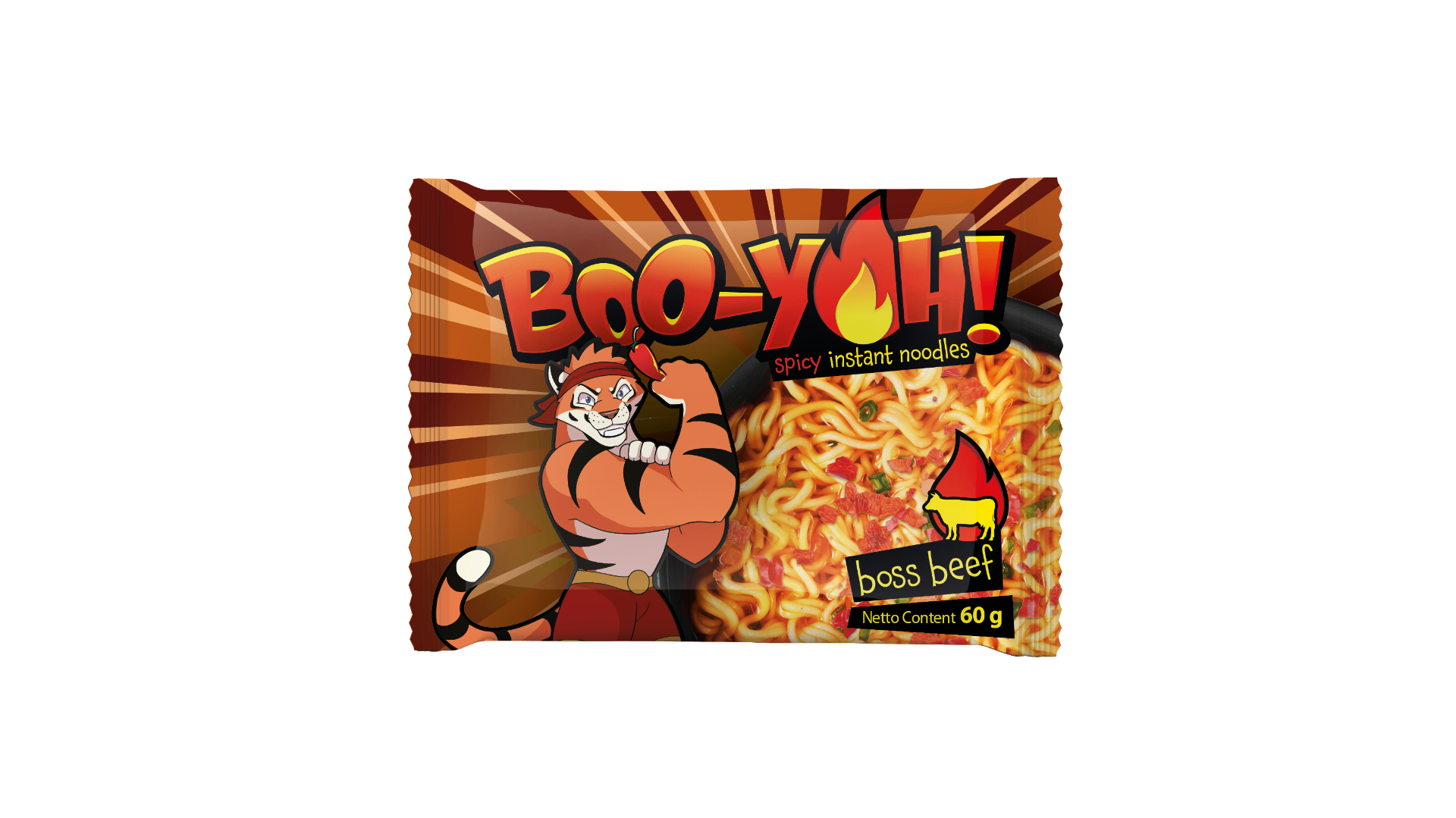 BOO YAH! Spicy Instant noodles - Fastfood & Restaurang Stockholm