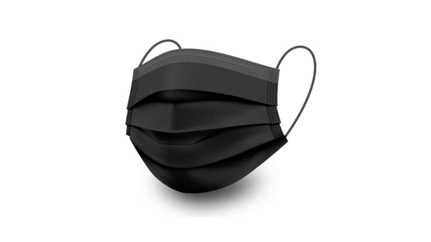 Face Mask Type IIR Black - OPHARM - Fastfood & Restaurang Stockholm