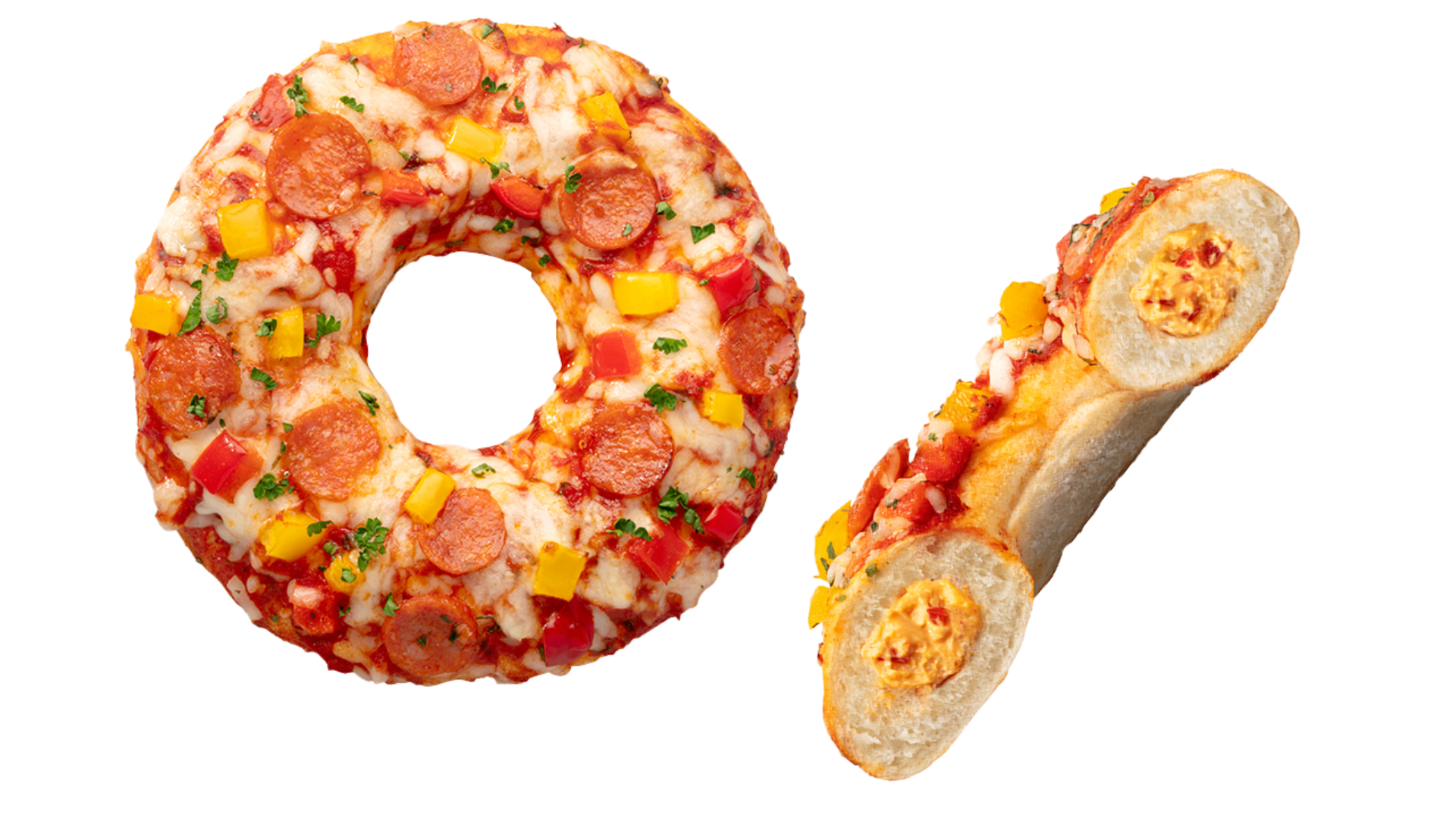Pizza Donut Salami Pepper - Fastfood & Restaurang Stockholm