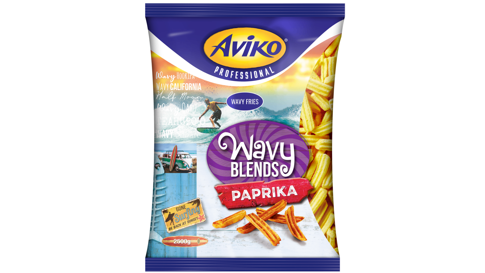Aviko Wavy Blends Paprika - Fastfood & Restaurang Stockholm