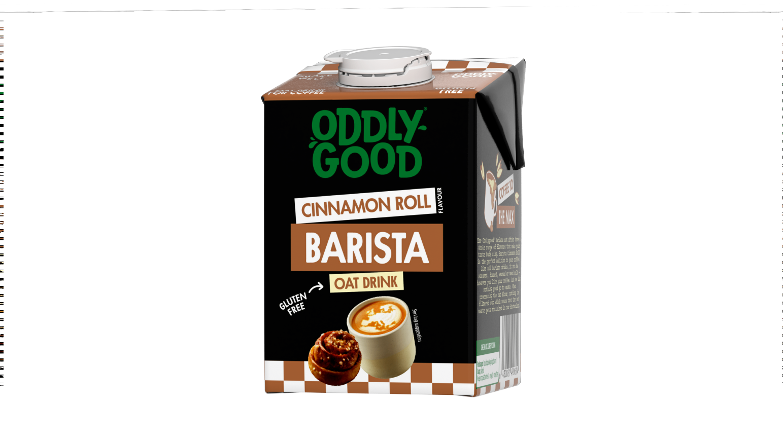 Oddlygood® Barista havredryck cinnamon roll UHT glutenfri - Fastfood ...