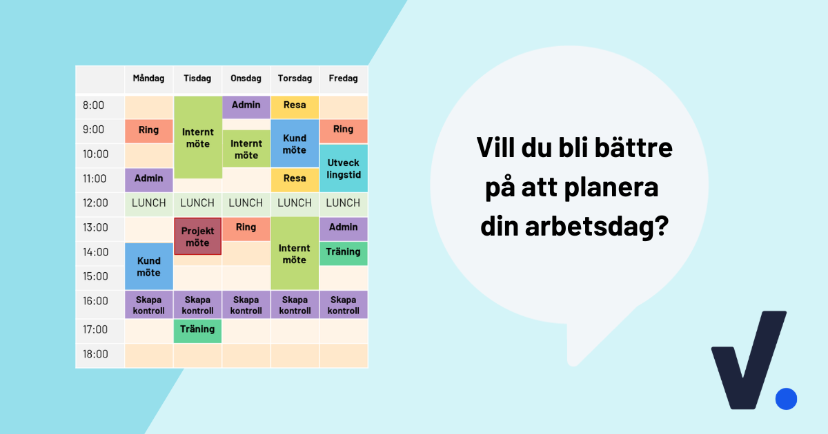Personlig Effektivitet – Vill du bli bättre på att planera din arbetsdag?
