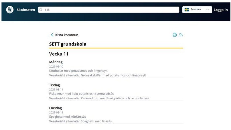 Skolmaten | Sett Sthlm