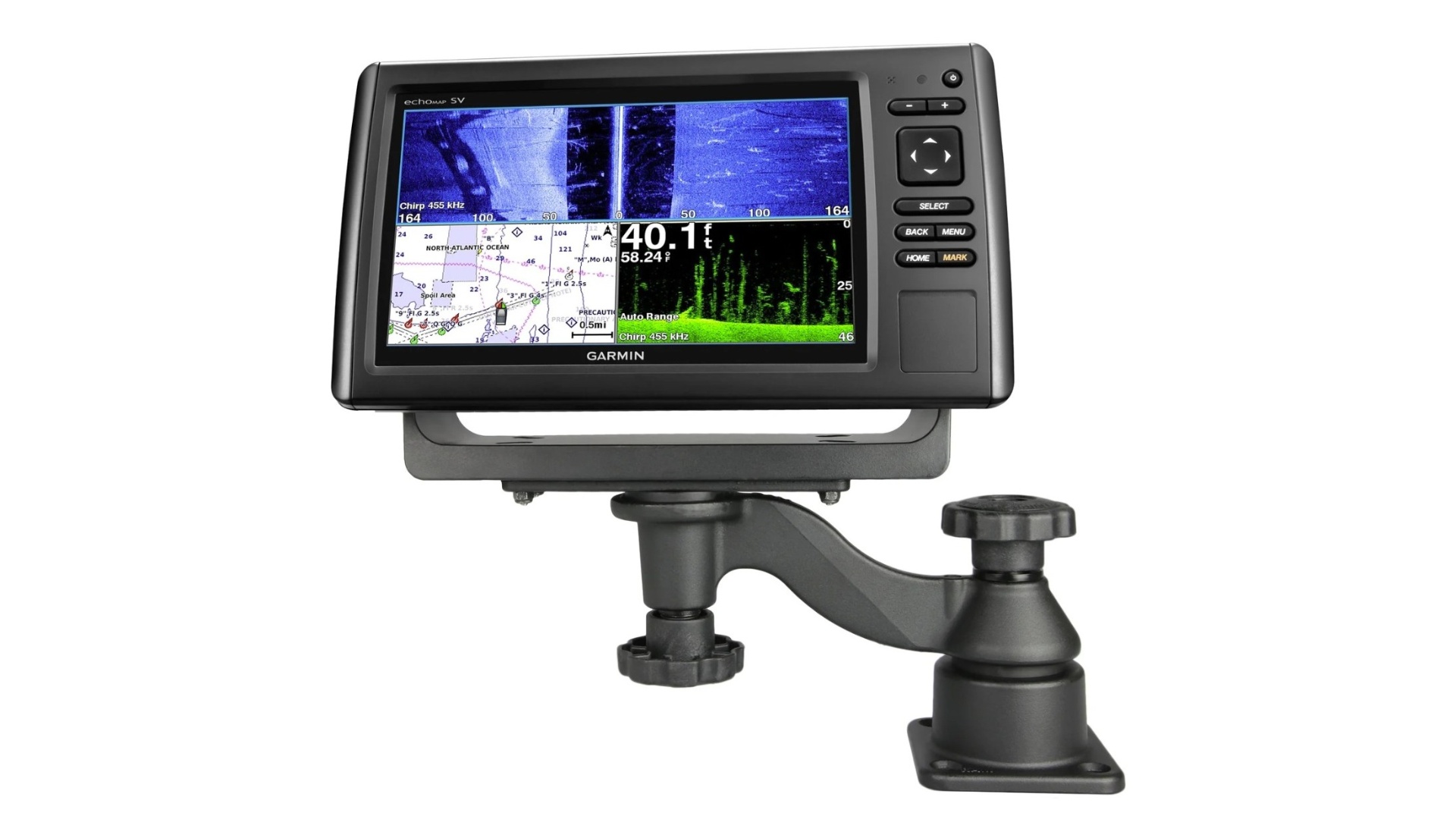 RAM® Horizontal 6″ Swing Arm Mount for Fishfinders & Plotters ...