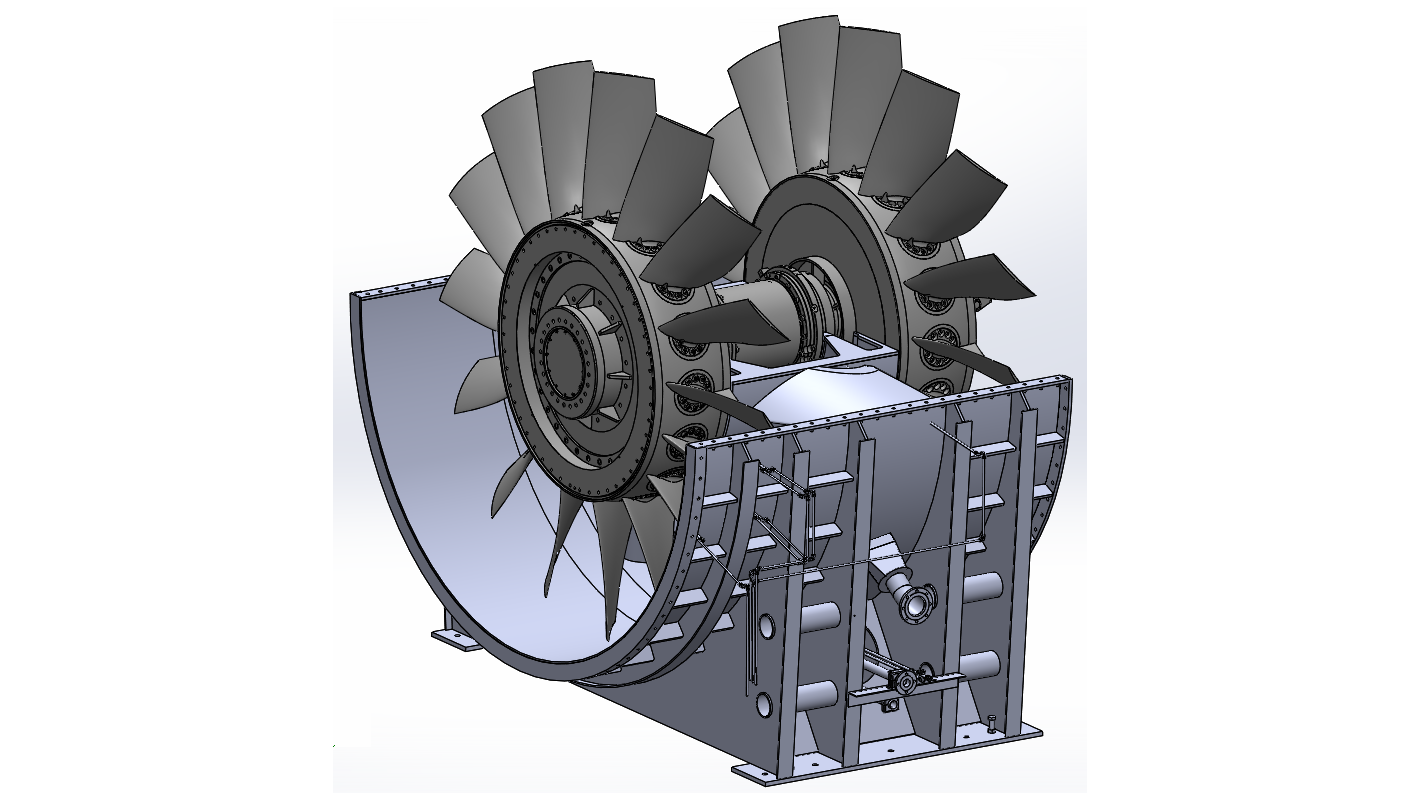Two-stage impeller with fan bearing – Maintenance Dortmund