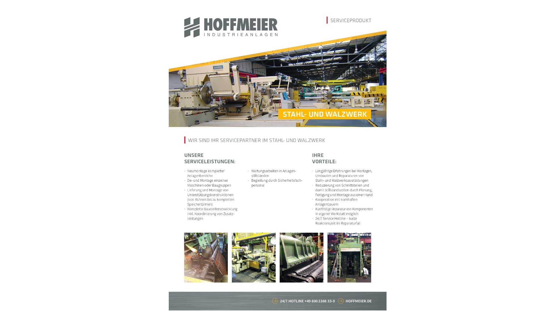 Stahl- und Walzwerke – Maintenance Dortmund