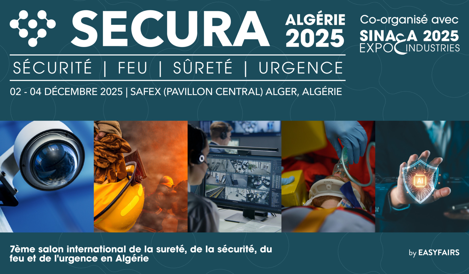 SECURA Algeria 2026 I Salon de sécurité, sûreté, feu et urgences.