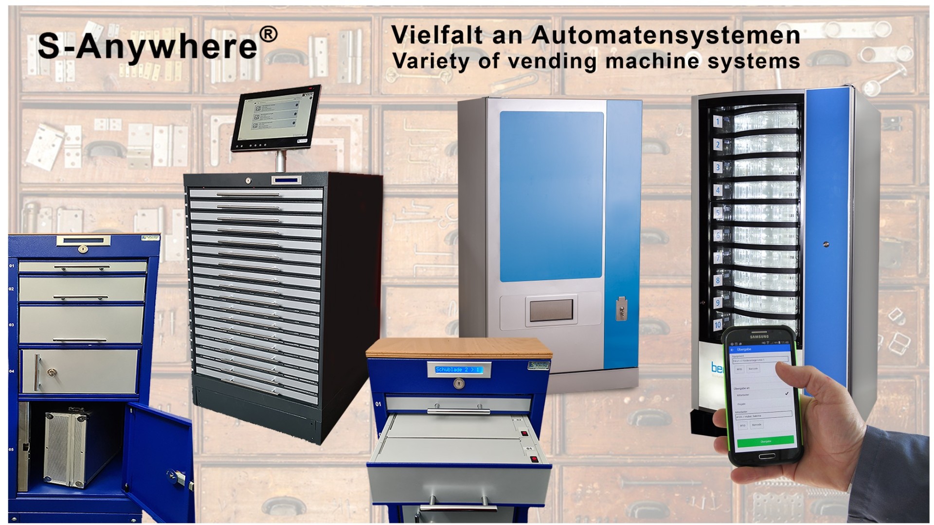 Automatic tool and key dispenser – Pumps & Valves Dortmund