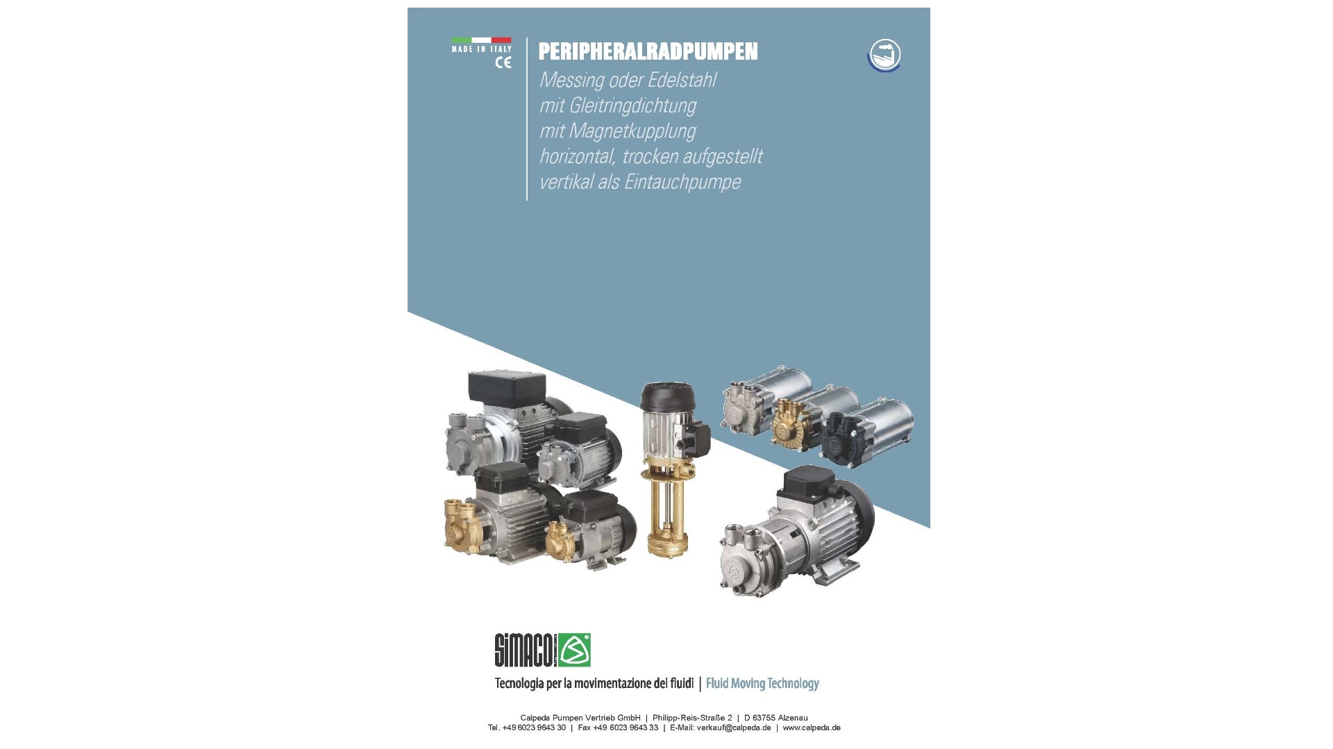 Simaco Peripheralradpumpen – Pumps & Valves Dortmund