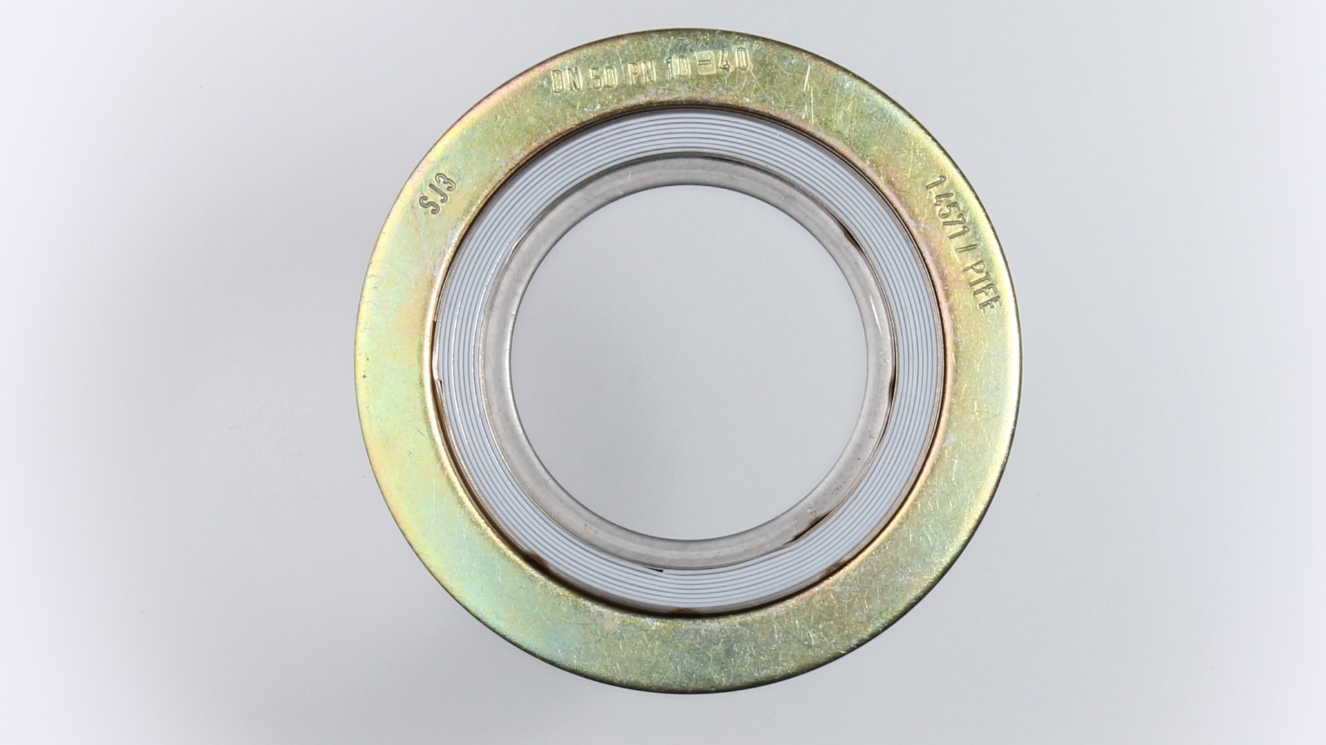 Spiral Wound Gaskets with inner and outer ring (filler graphite/PTFE ...