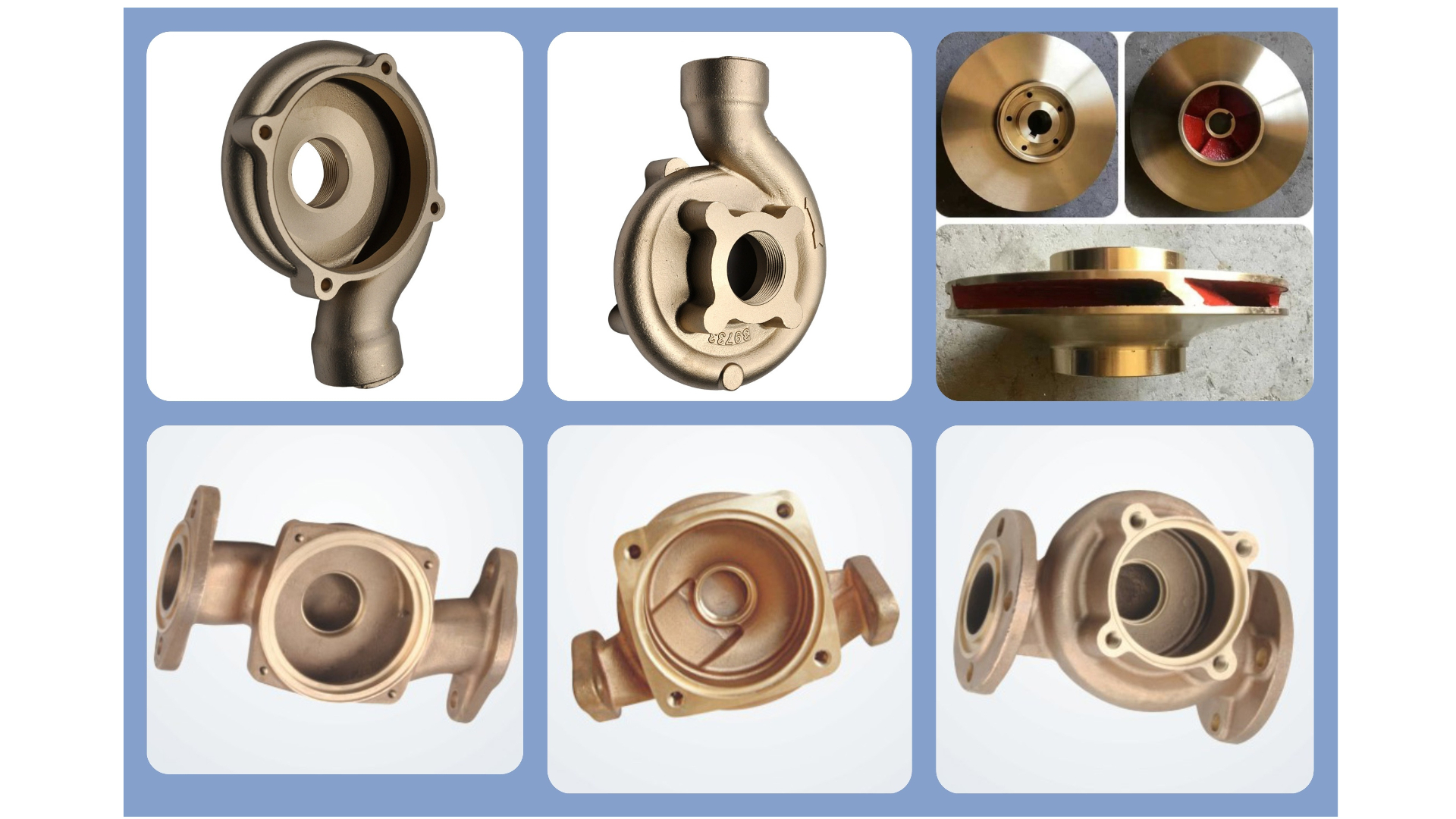 Pump parts such as pump housings, impeller, shafts. – Pumps & Valves ...
