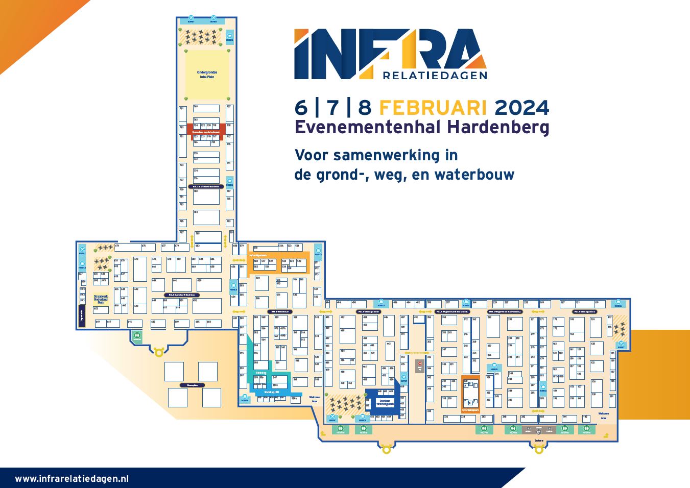 Plattegrond - Infra Relatiedagen 2024