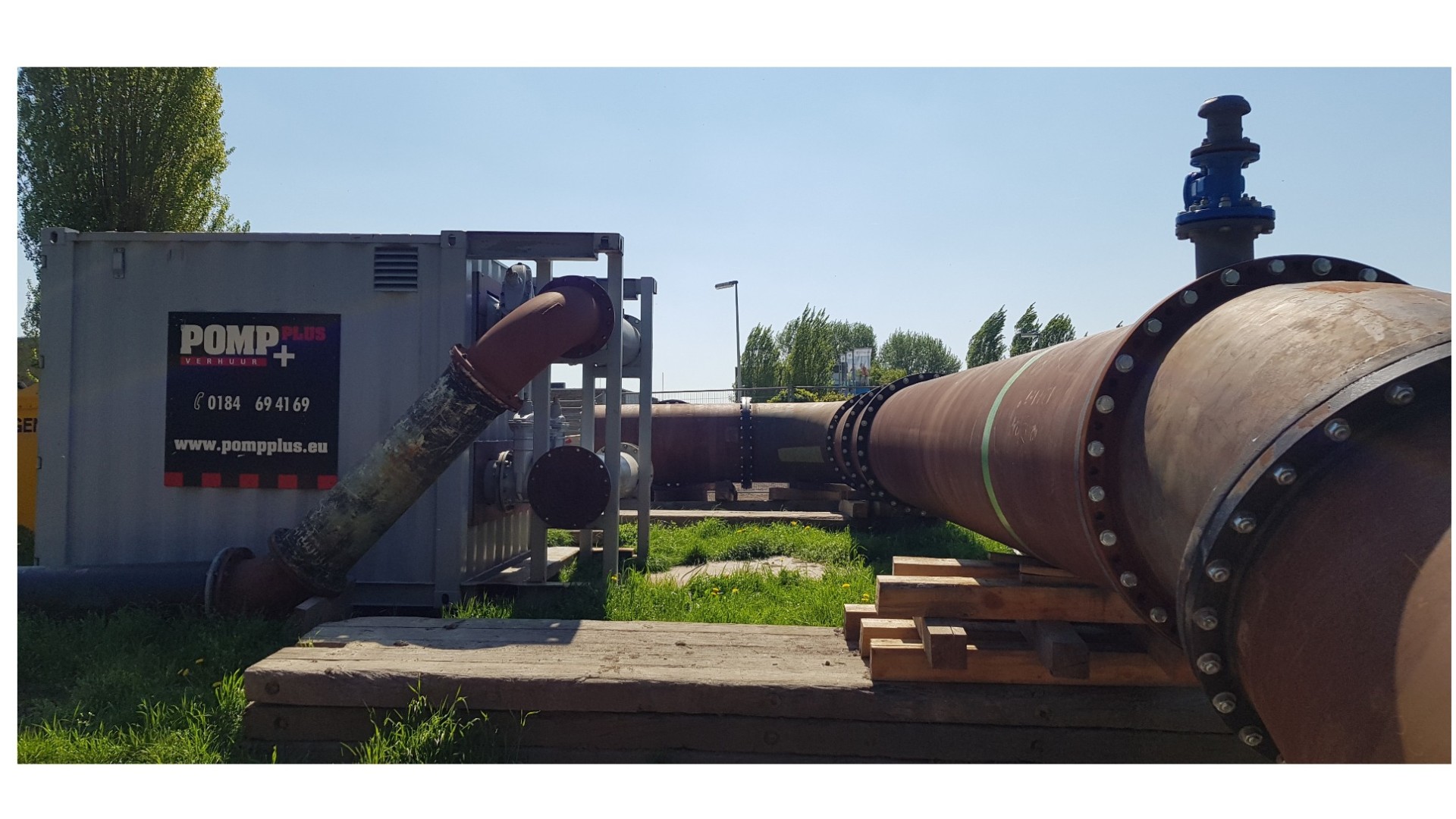Temporary Pump Installation sewage water – Aqua Nederland
