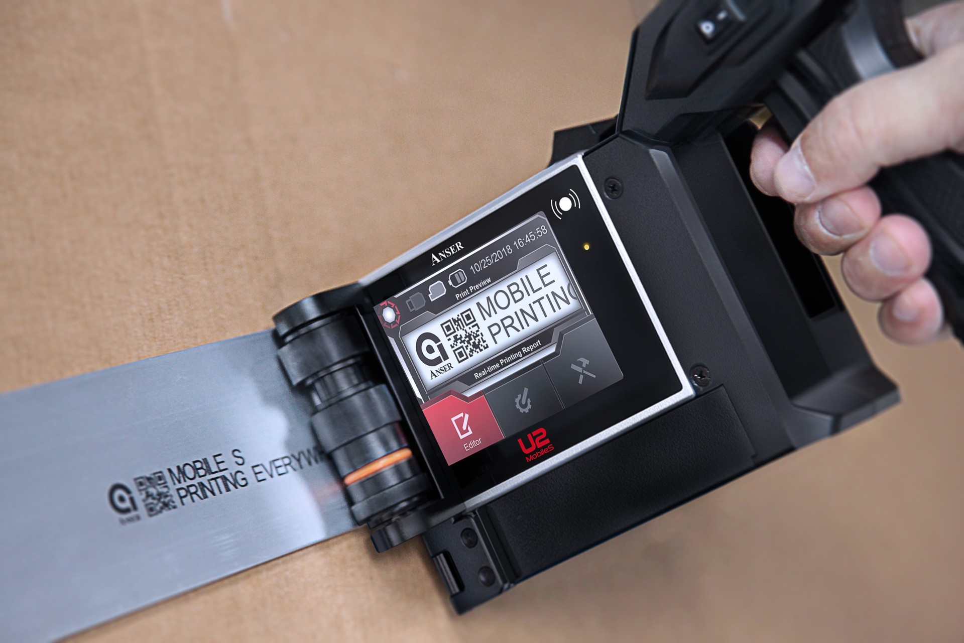 Handprinter U2 MobileS allround coderen – Empack NL