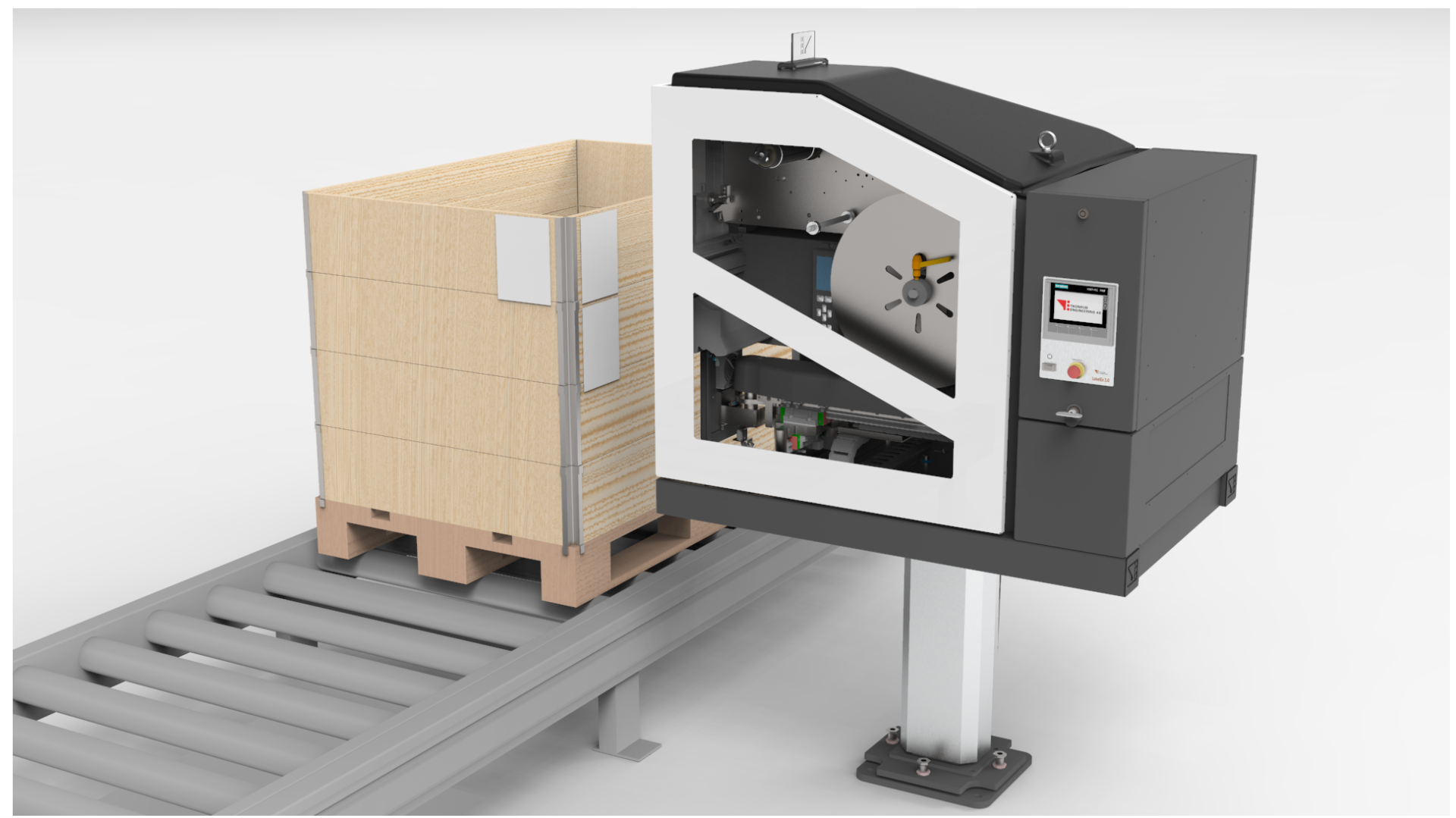 Label applicator for pallets – LabelEx – Empack NL