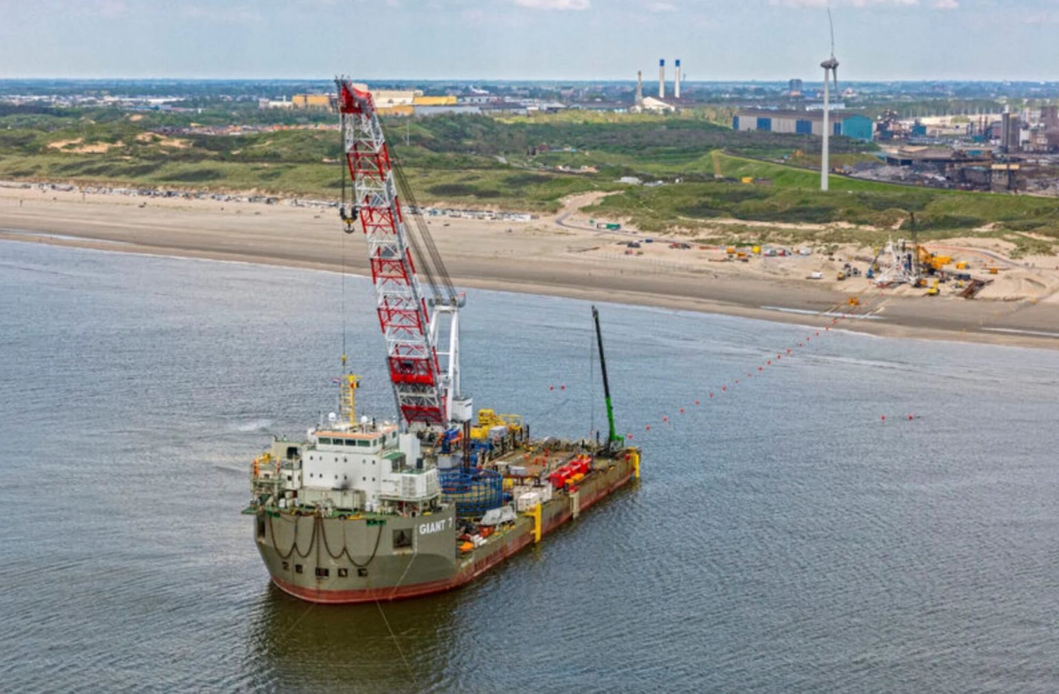 Boskalis deploys giant 7 for Hollandse Kust (west Beta) offshore wind ...