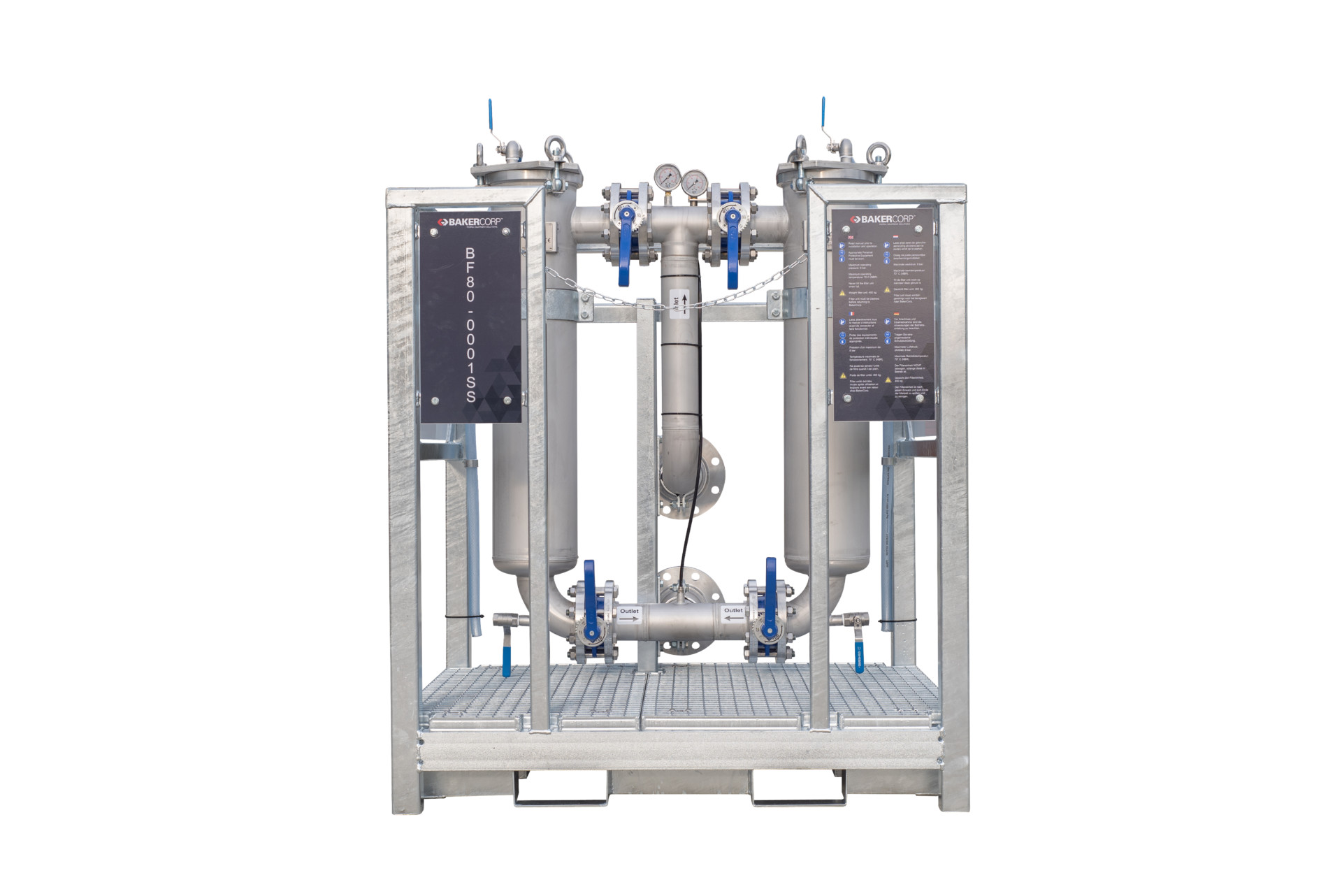Dual Bag Filter System 80 SS – Maintenance Belgium