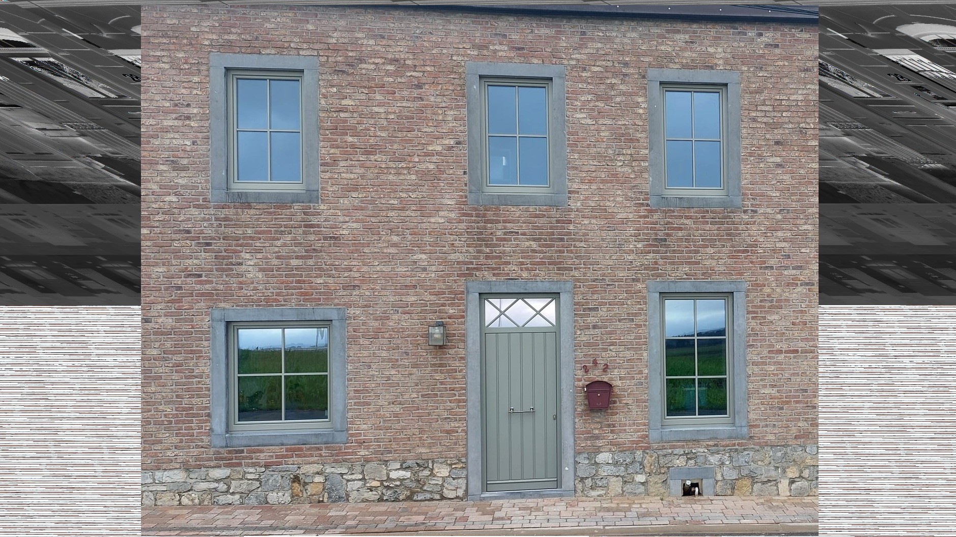 Porte en bois châssis pvc – Bois et Habitat