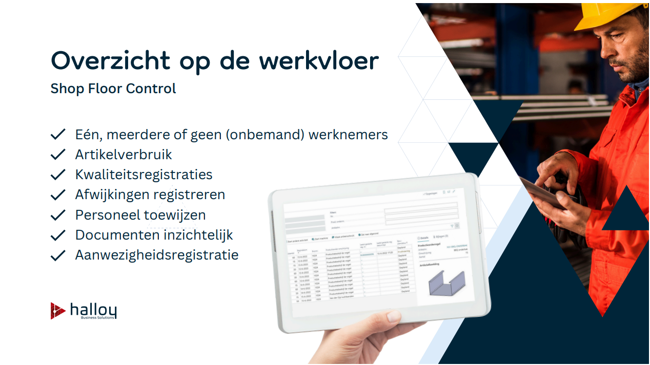 Halloy Shop Floor Control - METAVAK