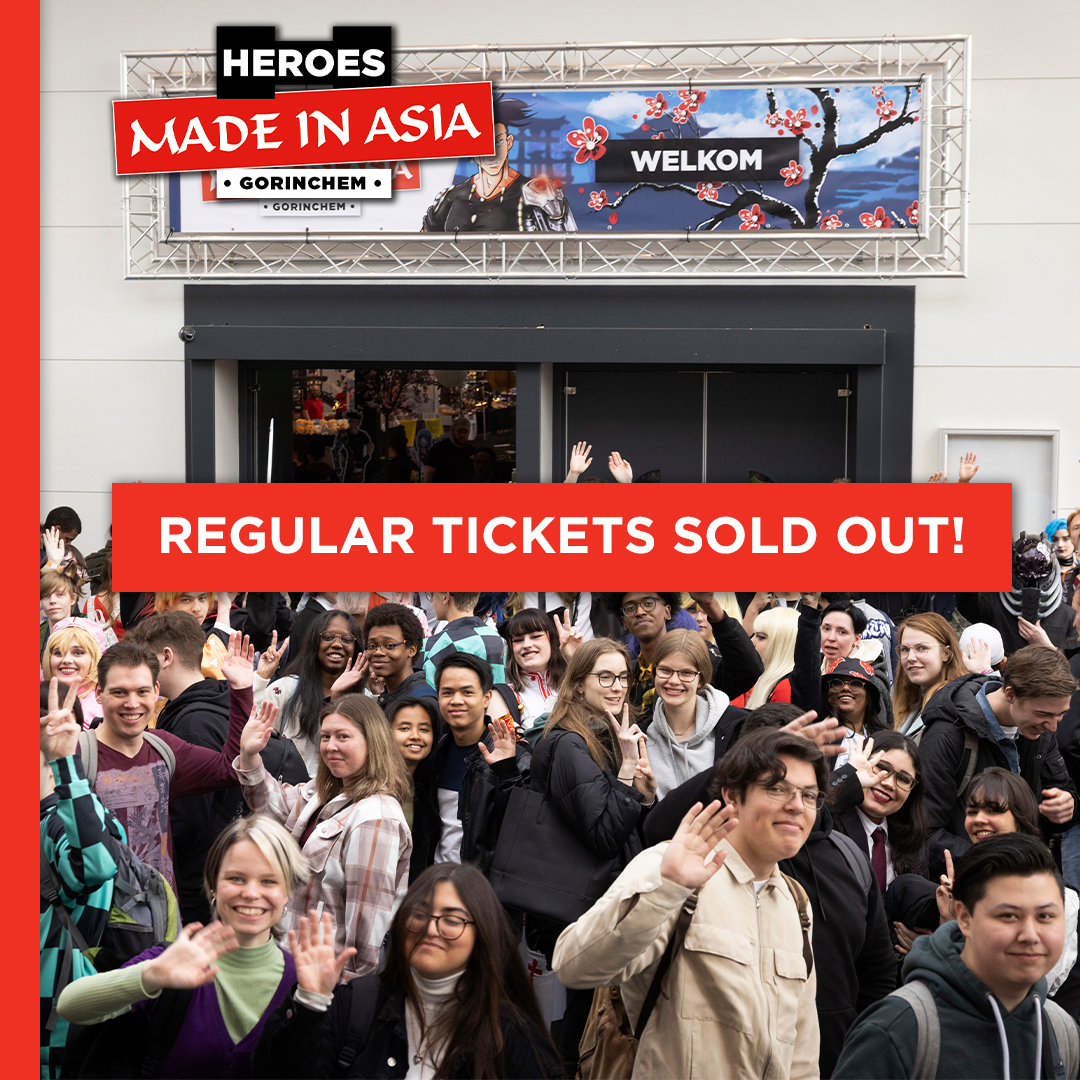 Regular tickets are sold out! | Heroes Made in Asia