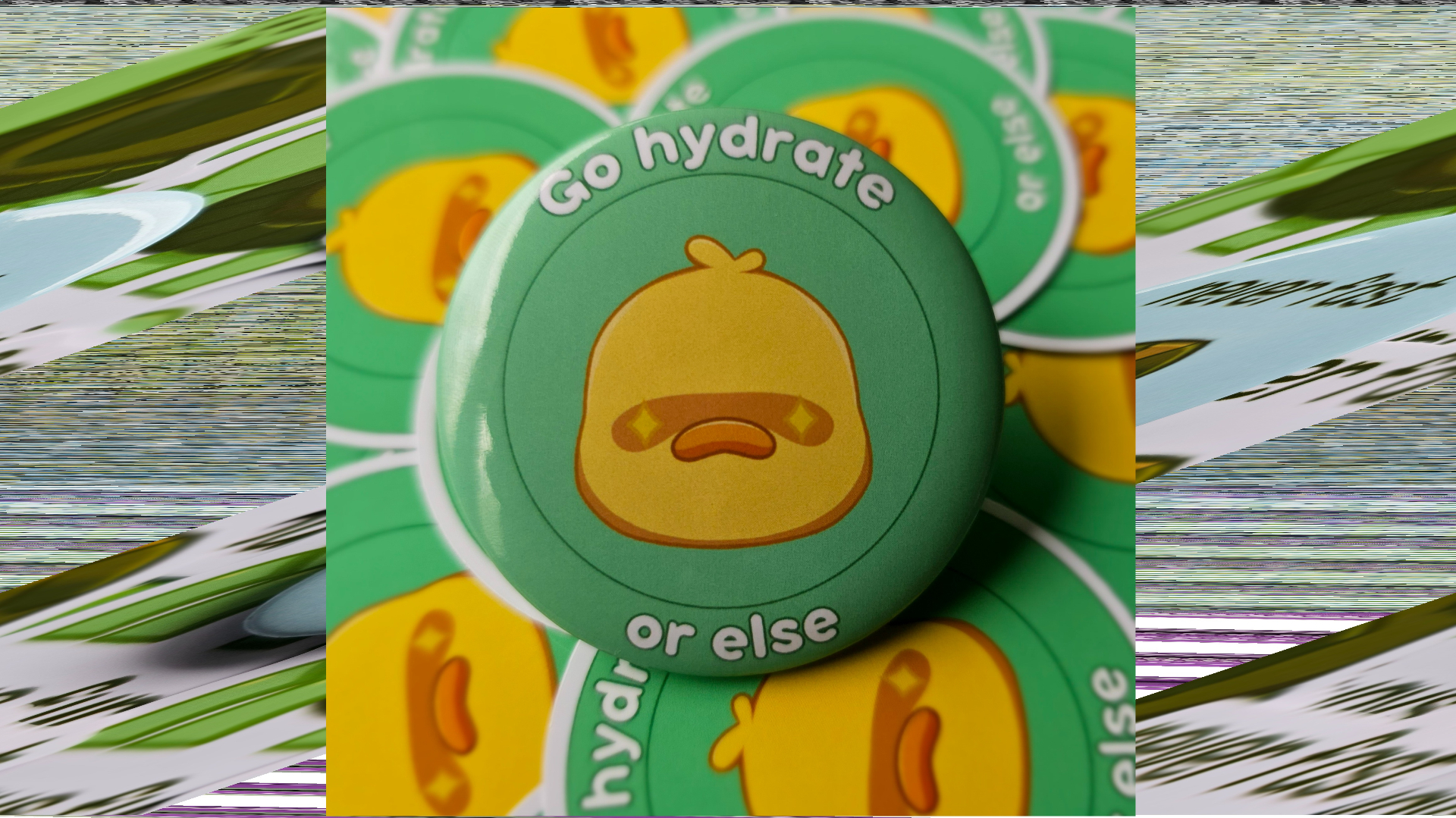Go Hydrate or else button - Heroes Made in Asia NL