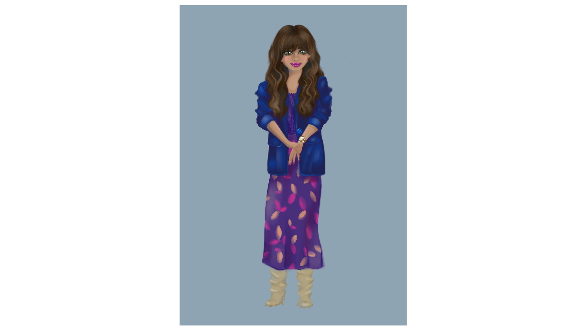 A4 Art Print ‘Solène’ / Anne Hathaway – Heroes Made in Asia NL