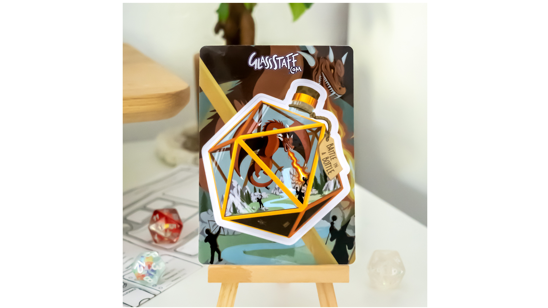 Battle in a Bottle Sticker – Heroes Made in Asia NL