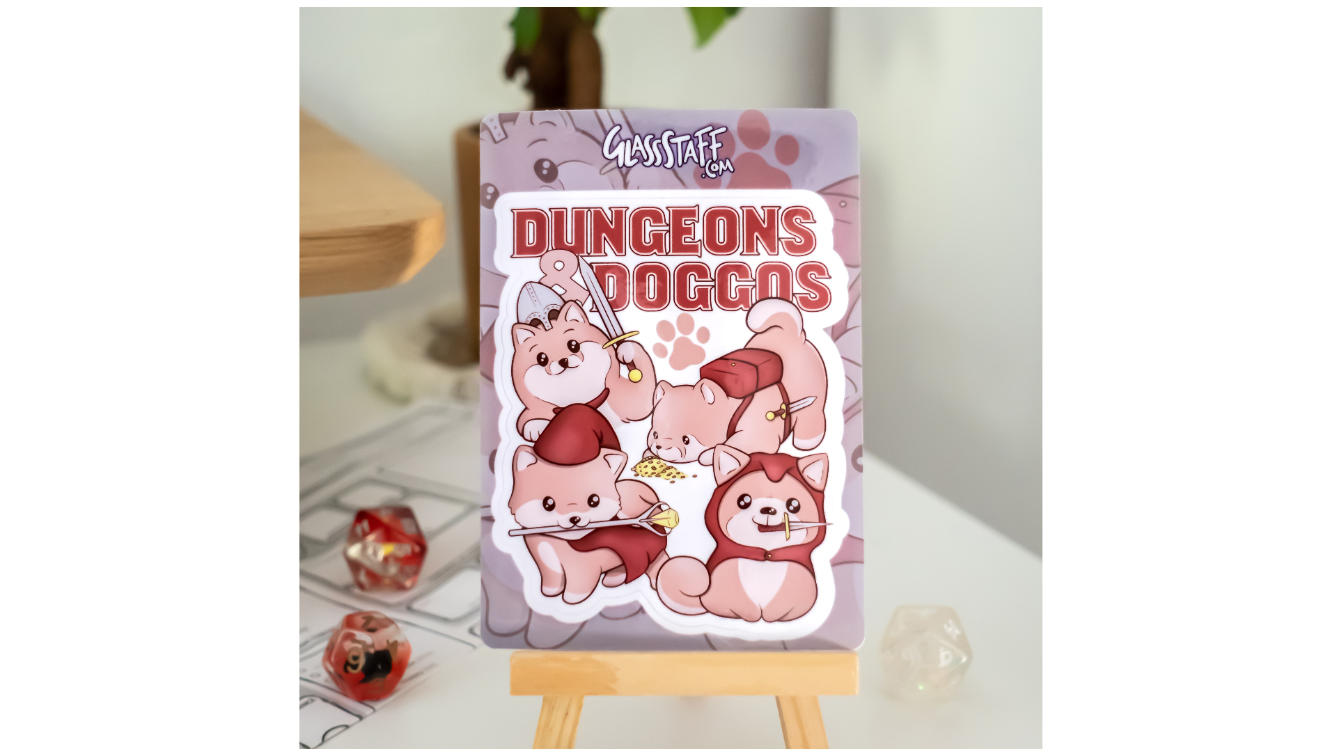 Dungeons & Doggos Sticker - Heroes Made in Asia NL