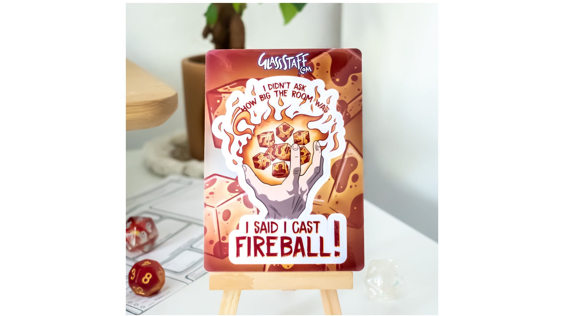I Cast Fireball Sticker – Heroes Made in Asia NL