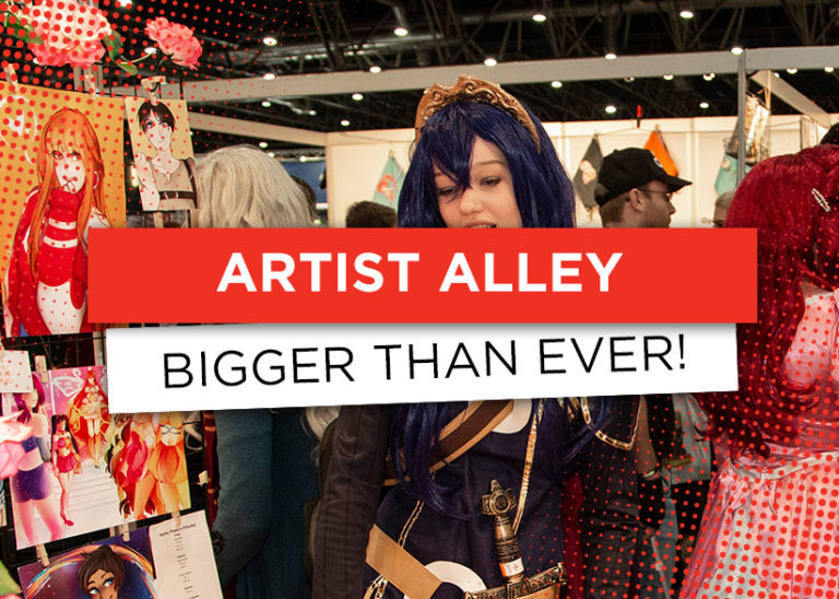 The artist alley has doubled its' size!