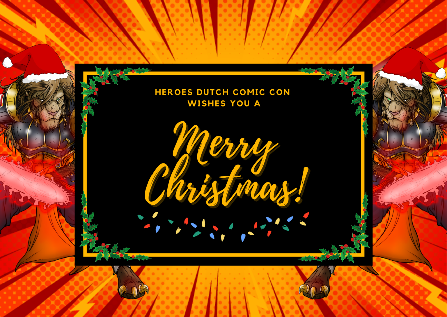 Merry Christmas and a Happy New Year! | Heroes Dutch Comic Con