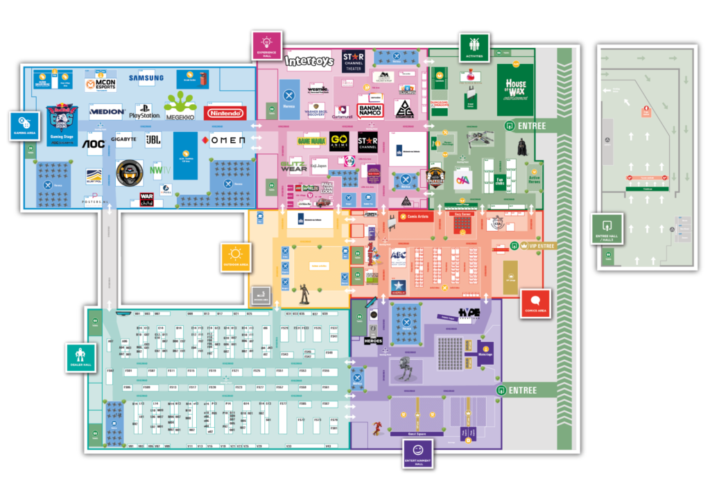 Plattegrond HDCC 2023 | Heroes Dutch Comic Con