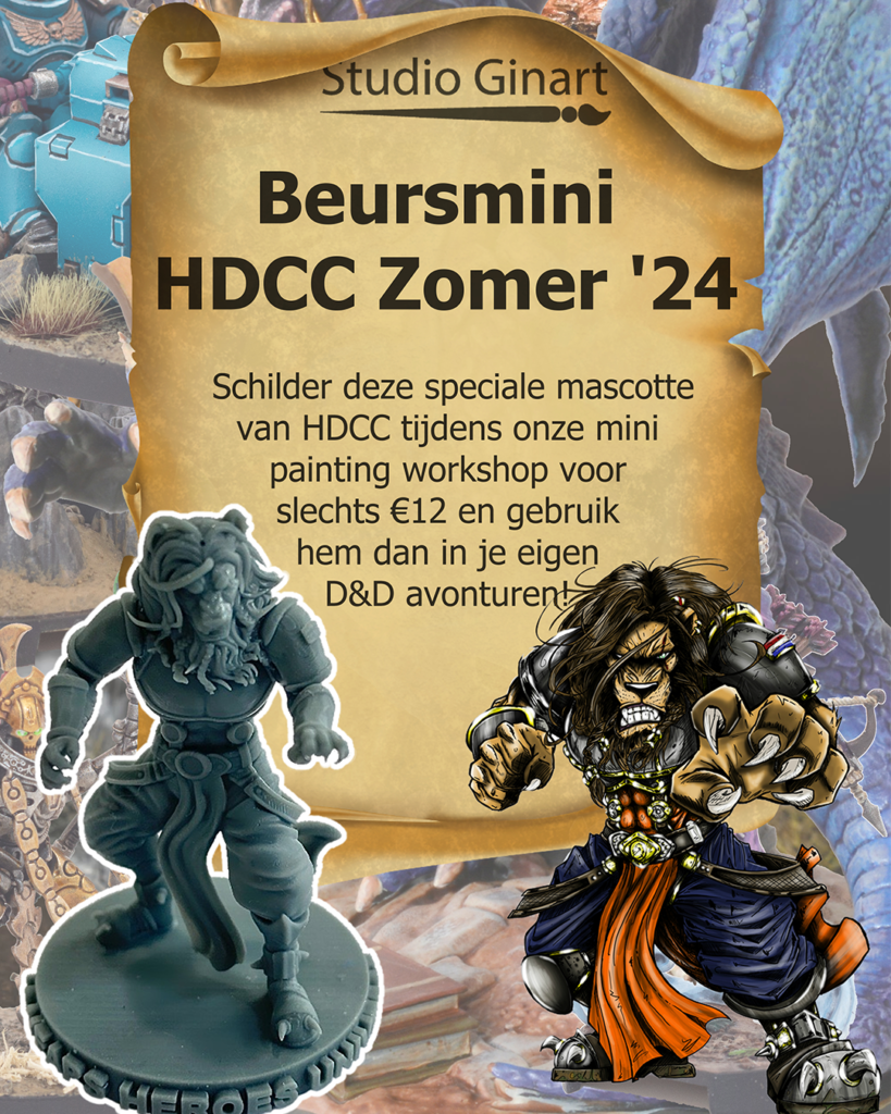 Heroes Dutch Comic Con Summer 2024 DnD mini!