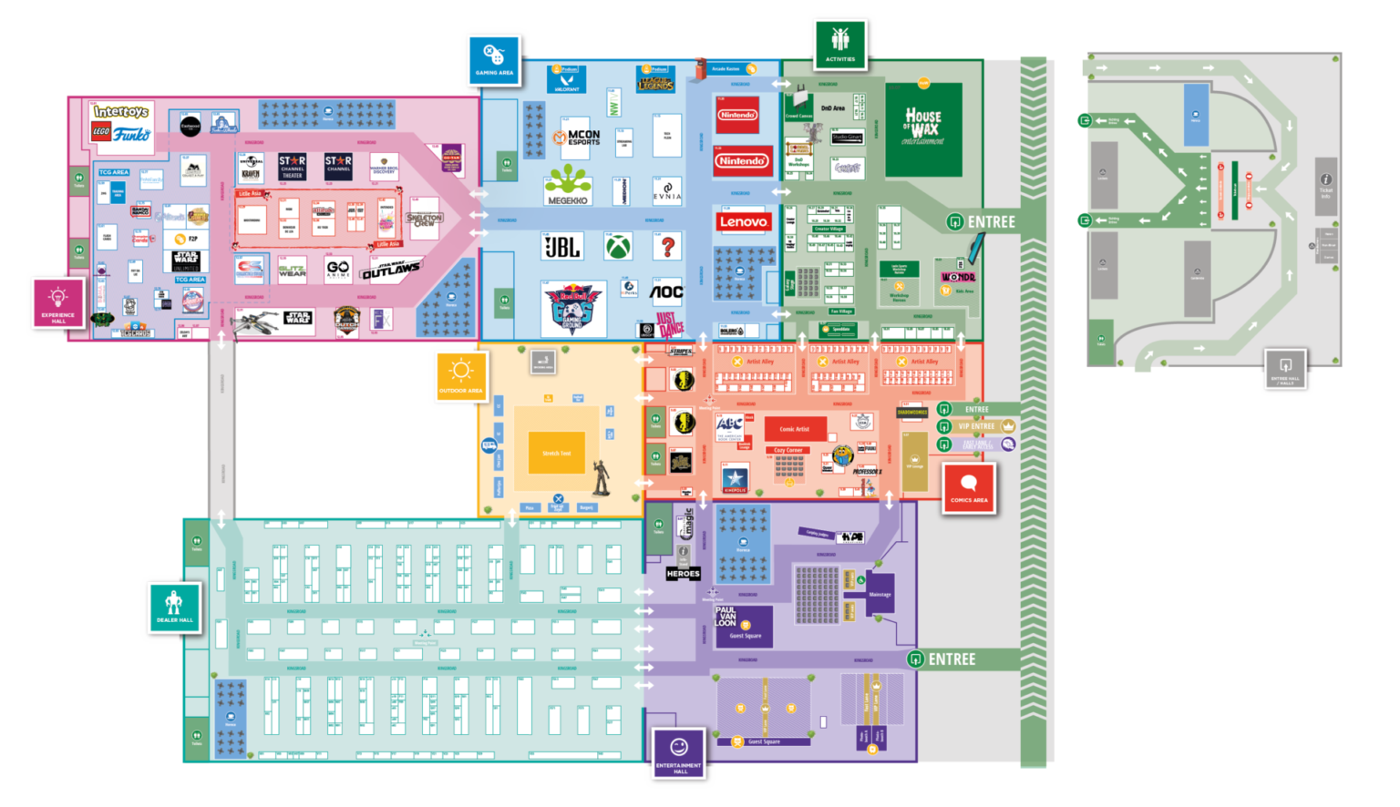 Floor plan - Heroes Dutch Comic Con