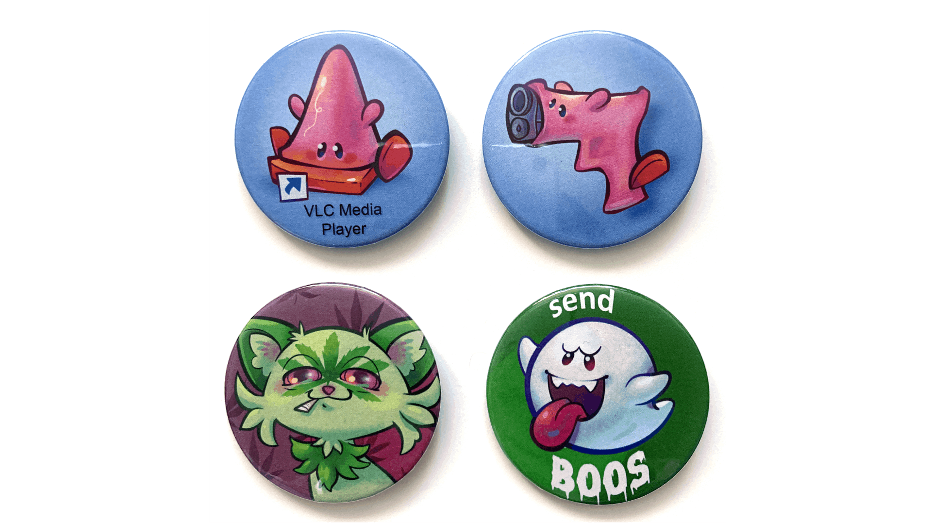 Various Nintendo Memes – Button Badges – Heroes Dutch Comic Con