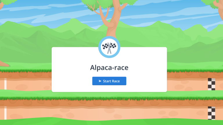 Alpaca-race – Sett Vlaanderen