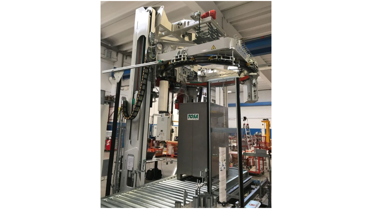Tosa pallet wrappers and strapping machine – Solids Antwerp BE