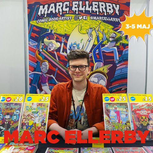 Serietecknaren Marc Ellerby - Comic Con Stockholm + Made in Asia 2024