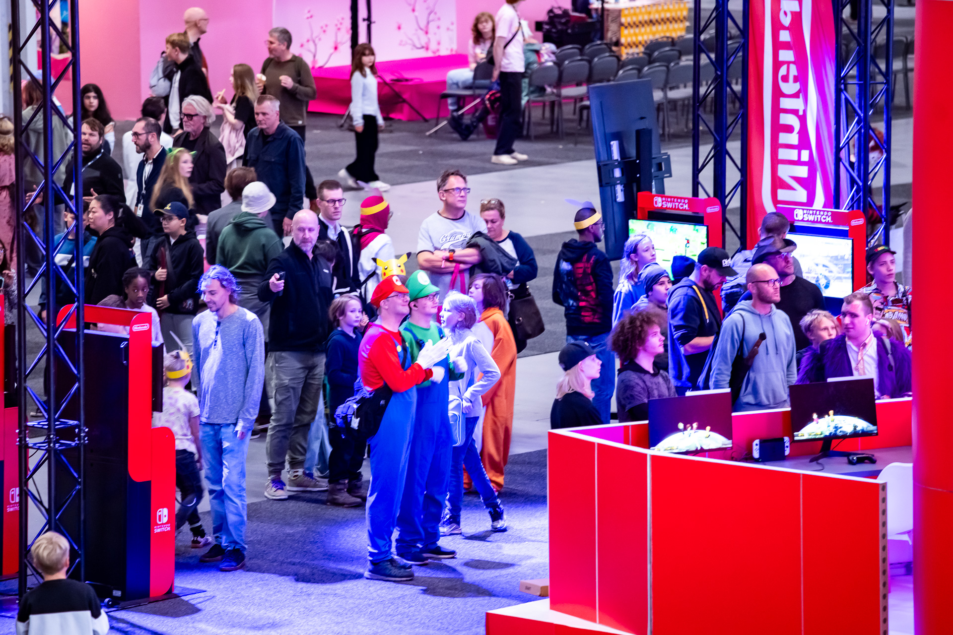 Exhibitors at Comic Con Stockholm