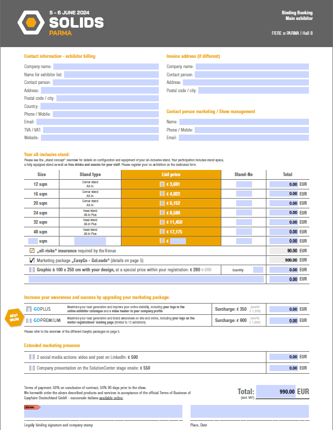 Exhibiting - SOLIDS Parma 2023